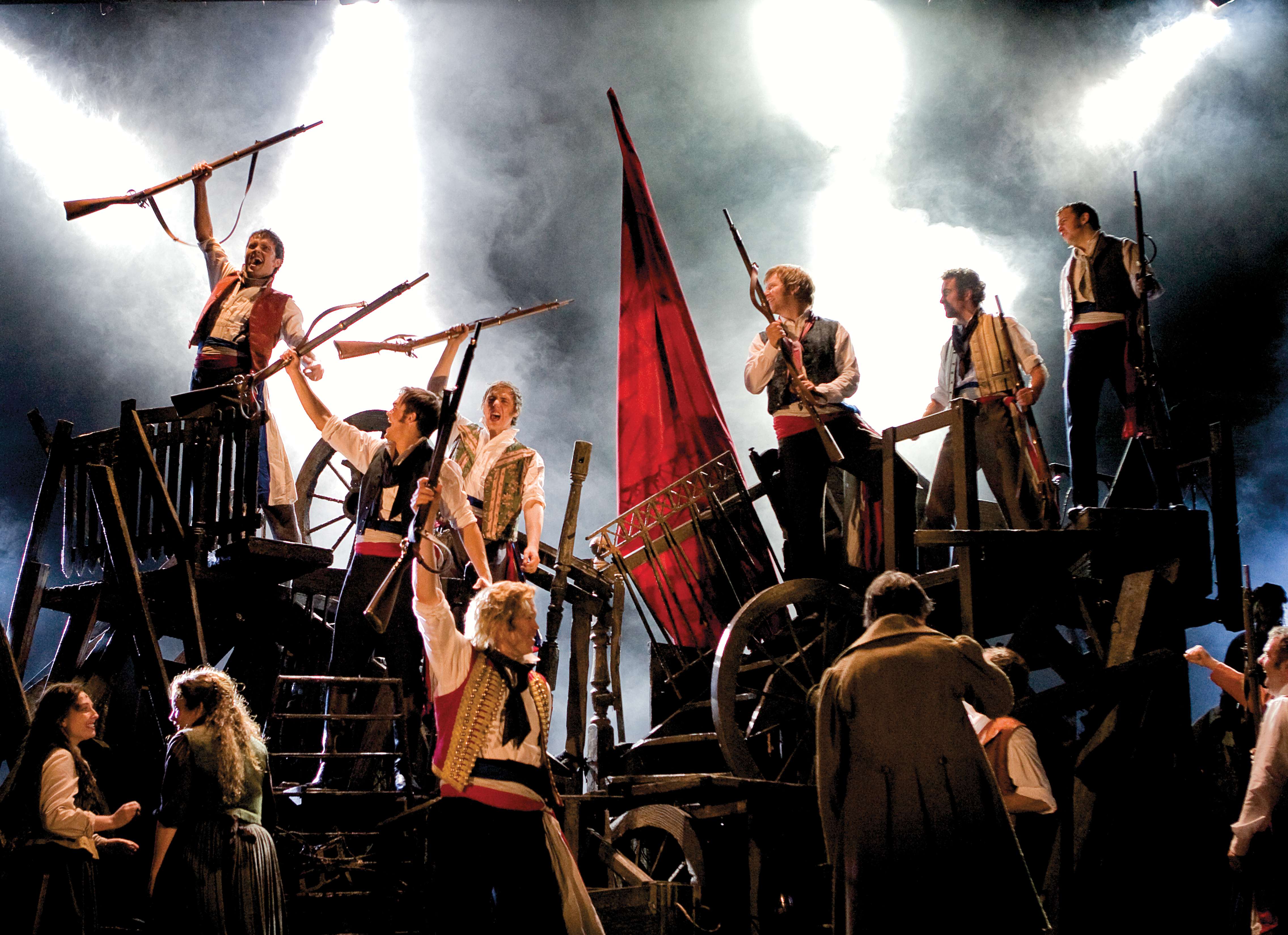 LES MISERABLES. Barricades Photo by Michael Le Poer Trench Copyright ...